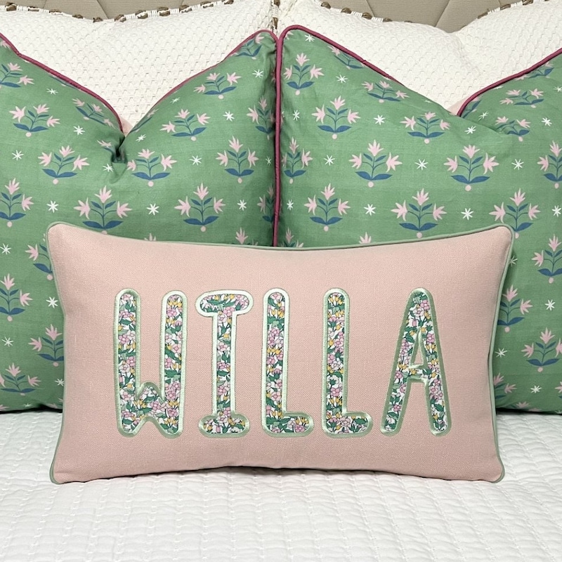 Embroidered Pillows - Etsy