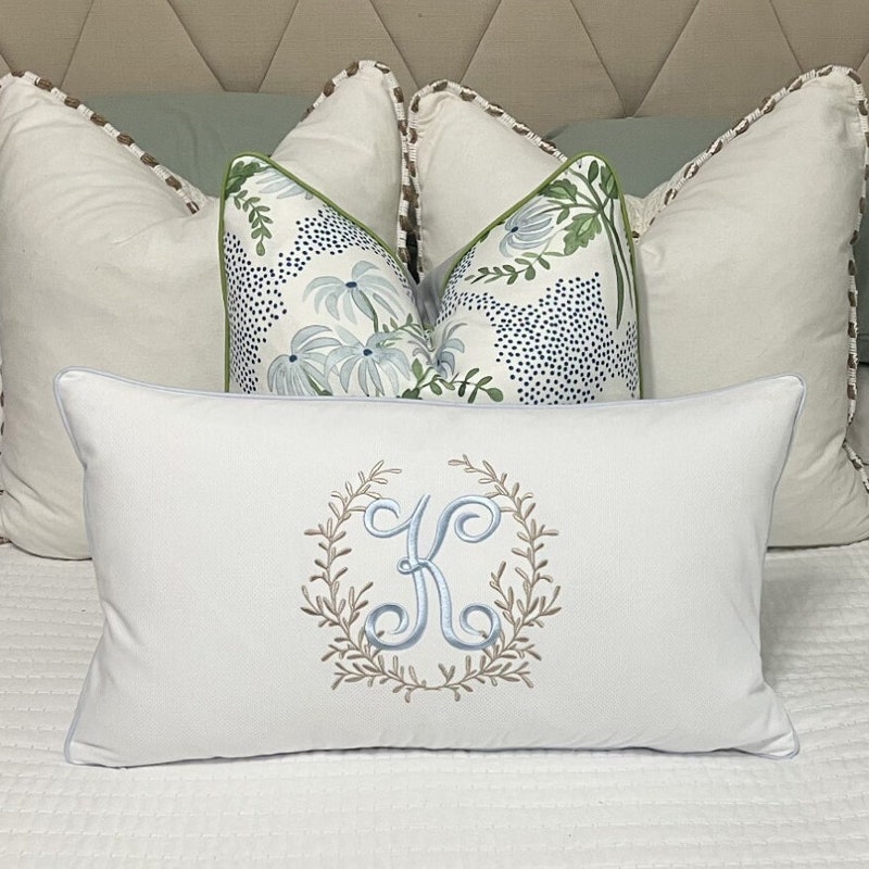 Monogram Pillow - Etsy
