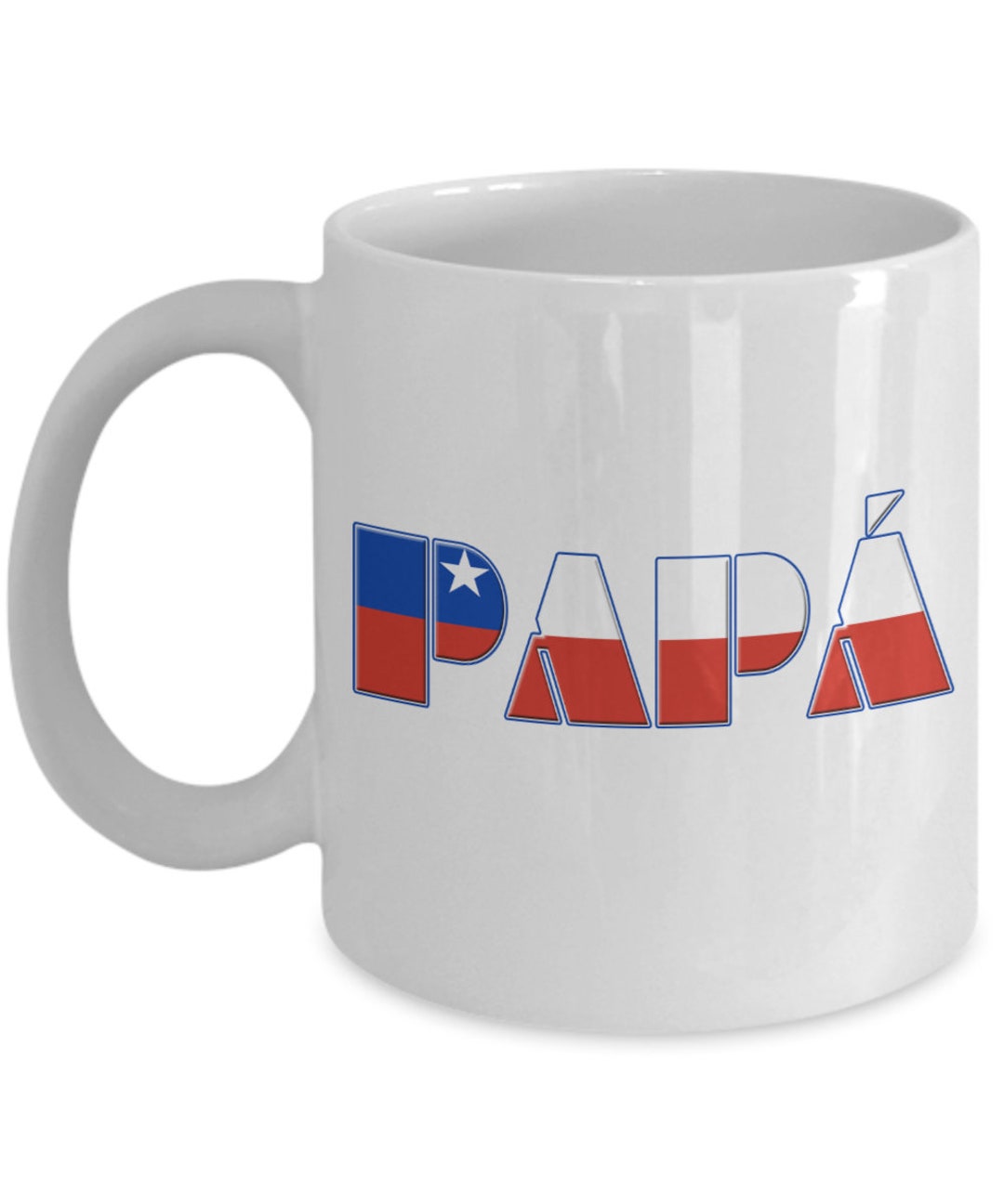 PAPÁ, PAPA, Chilean Dad Mug, Chilean Father Mug, Chilean Dad Gift ...