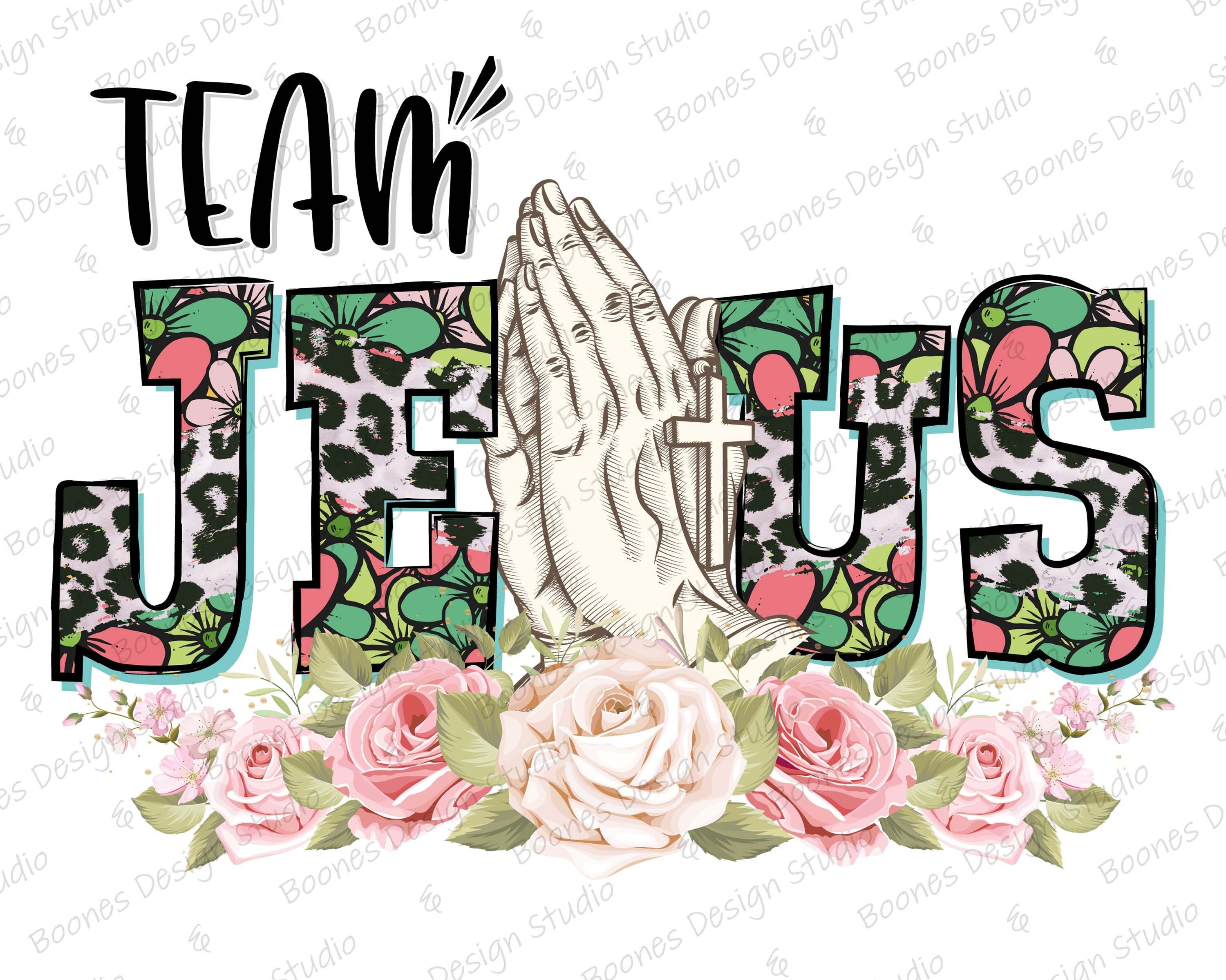 Team Jesus Png Christian Png Jesus Png Leopard Western - Etsy
