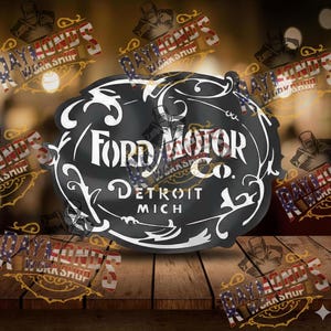 Ford Motor Sign Digital Vector .ai, .svg, .jpeg, .dxf - Etsy