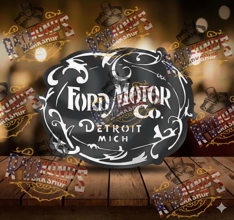 Ford Motor Sign Digital Vector .ai, .svg, .jpeg, .dxf - Etsy