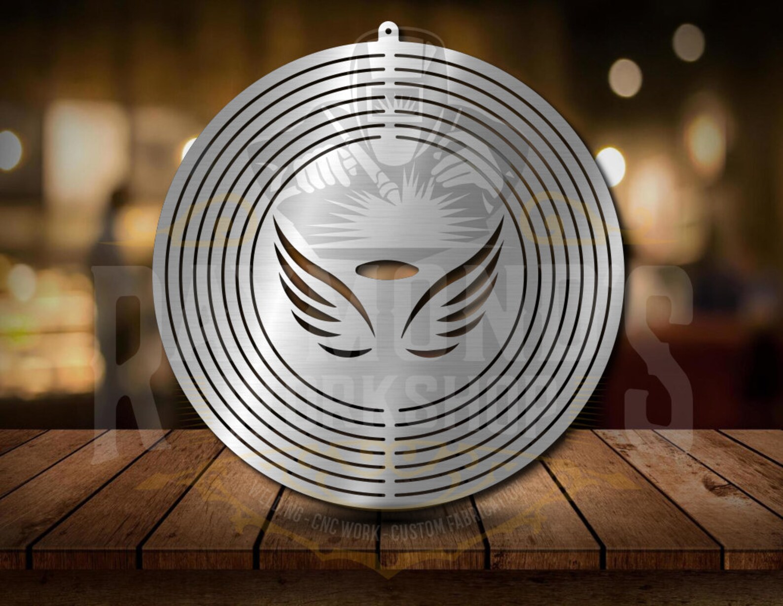 Wings and Halo Wind Spinner - Etsy