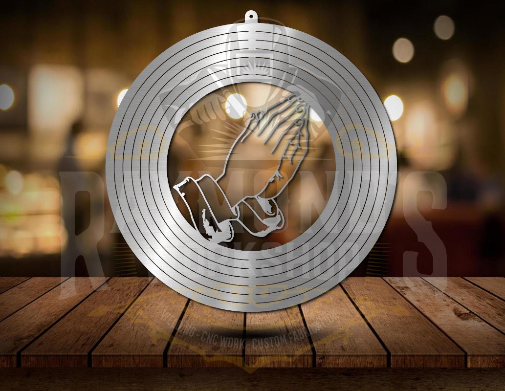 Praying Hands Wind Spinner - Etsy