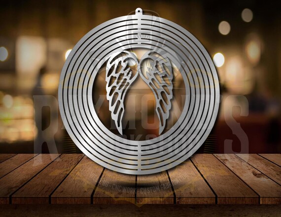 Angel Wings Wind Spinner - Etsy