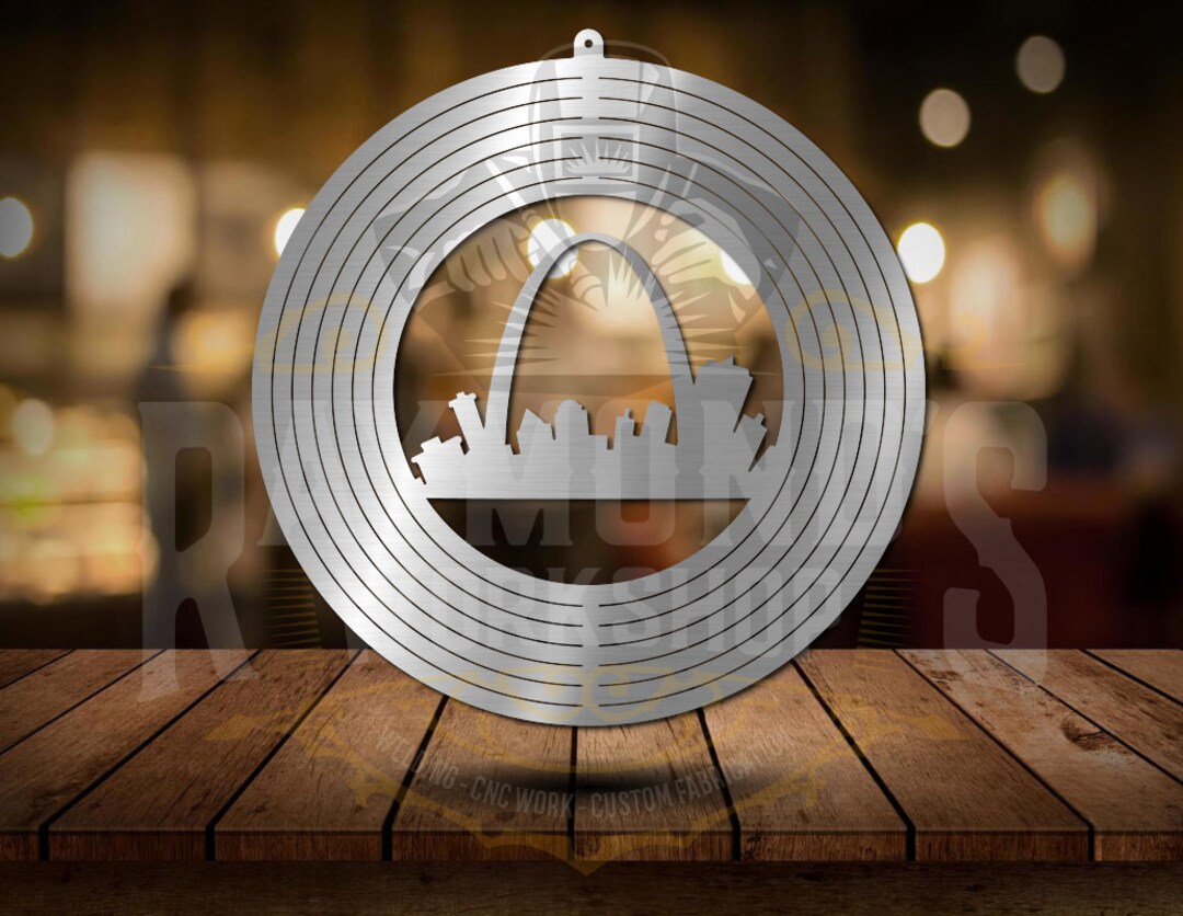 St Louis Skyline Wind Spinner - Etsy