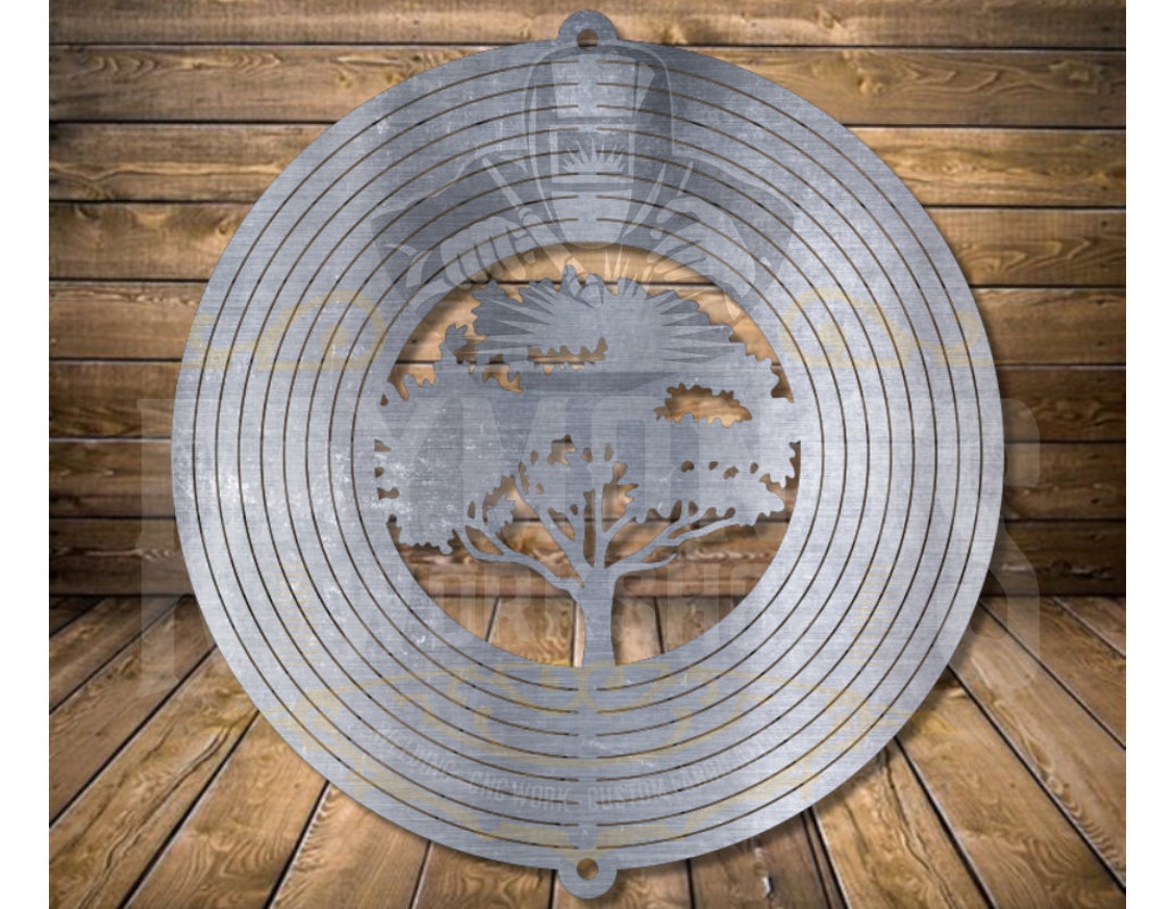 Oak Tree Wind Spinner - Etsy