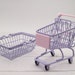Purple Mini Shopping Cart Mini Shopping Basket Shopping - Etsy