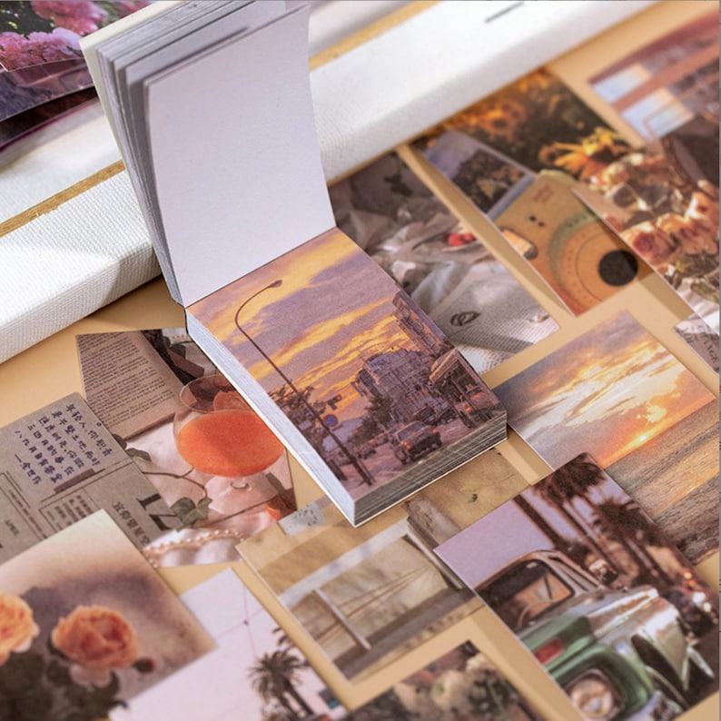 Mini Washi Sticker Booklet Assorted Pattern Nature Life - Etsy