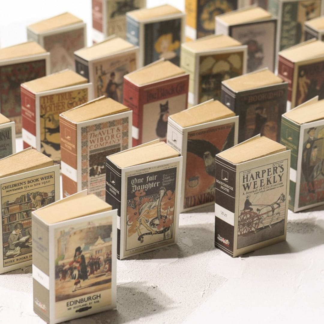 Mini Kraft Paper Book | Mini Junk Journal Yellow, Pocket Ephemera ...