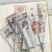 100pcs Pack Flower Thin Paper Pads | Ephemera Paper Floral Paper ...