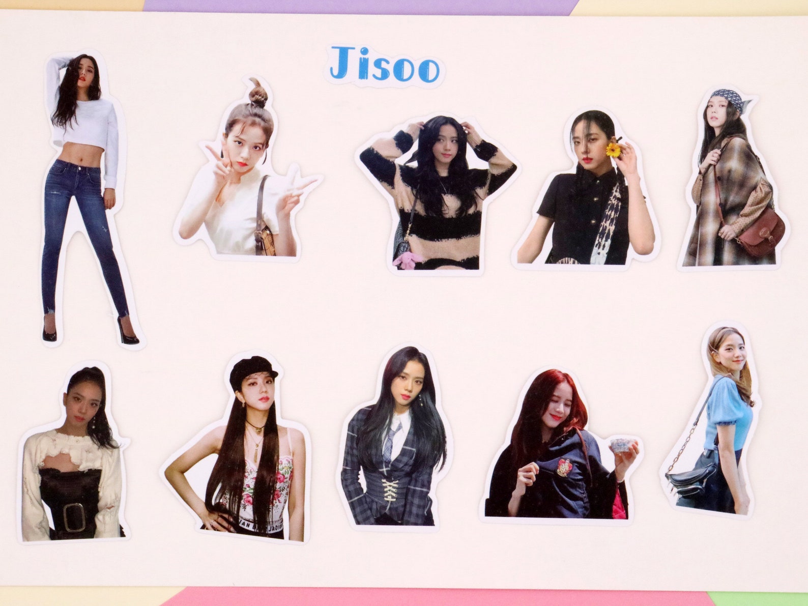 64 Pcs Blackpink Stickers Jisoo Stickers Kpop Stickers - Etsy