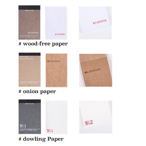 100pcs | Pack Vintage Blank Thin Paper Pads, Ephemera Paper Onion Paper ...