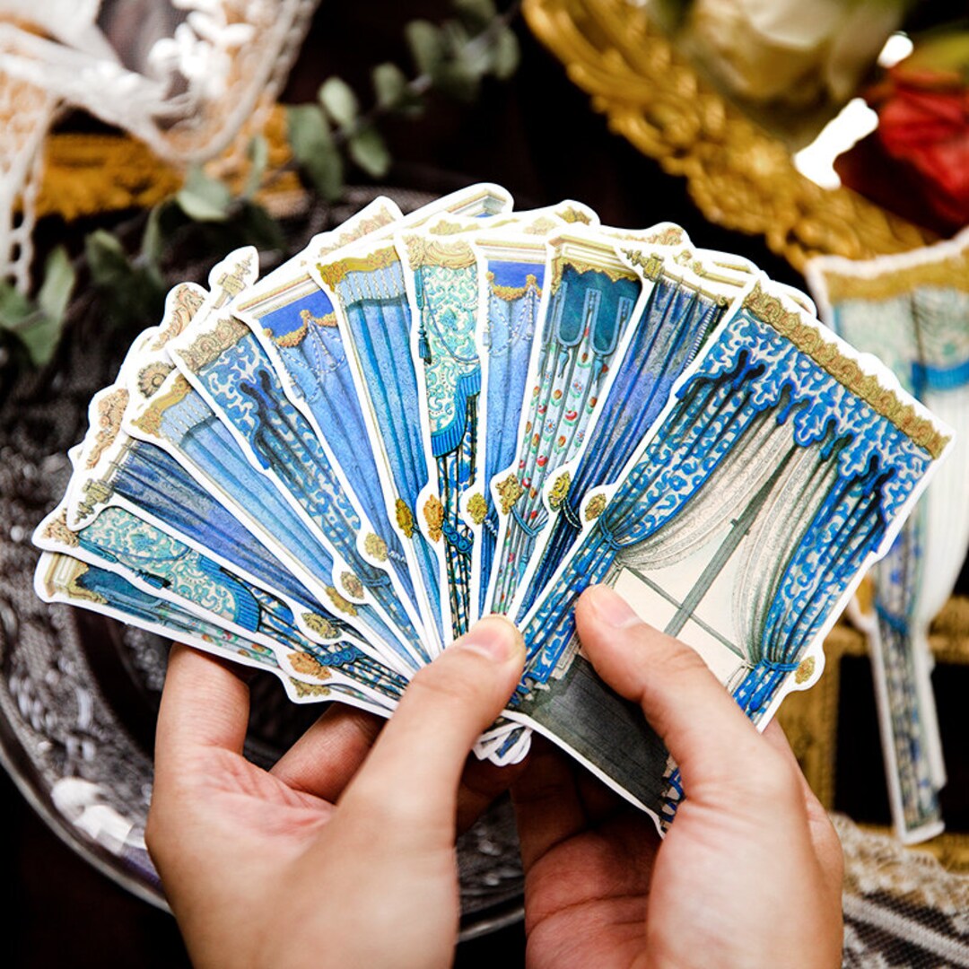 Vintage Luxury Palace Window Washi Stickers | Curtain European Royal ...