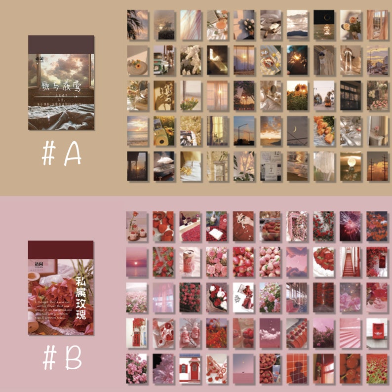 Mini Washi Sticker Booklet Assorted Pattern Nature Life - Etsy