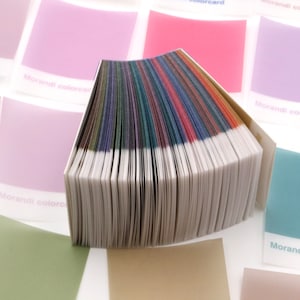 In-stock Pantone Mini Ephemera Booklet | Assorted Color Morandi Color ...