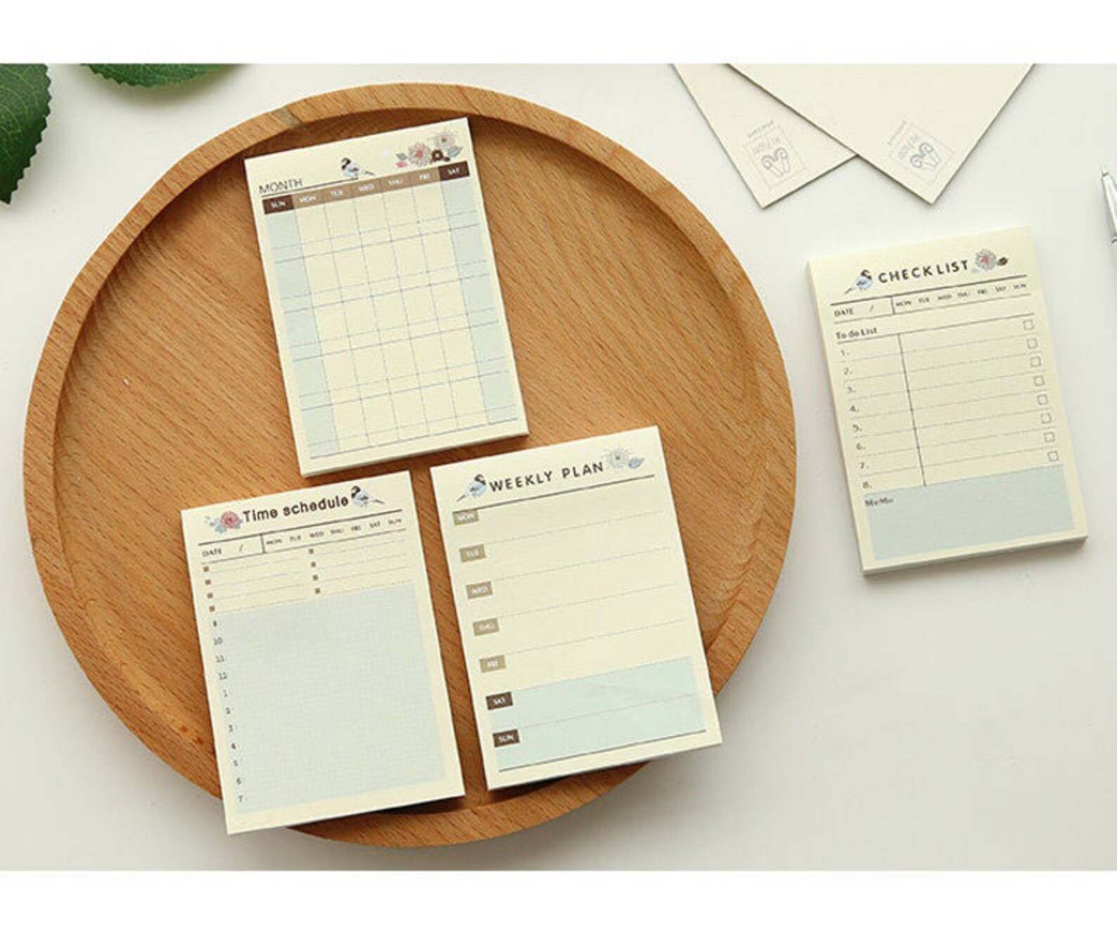 60 sheets Sticky Notes Weekly Plan Sticky Notes Monthly | Etsy