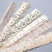 Lace Strips White Kraft Paper | Vintage Music Lace Collage Lace Border ...