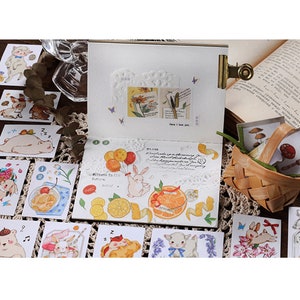 Vintage Mini Washi Sticker Booklet | Assorted Pattern Antiqued, Retro ...