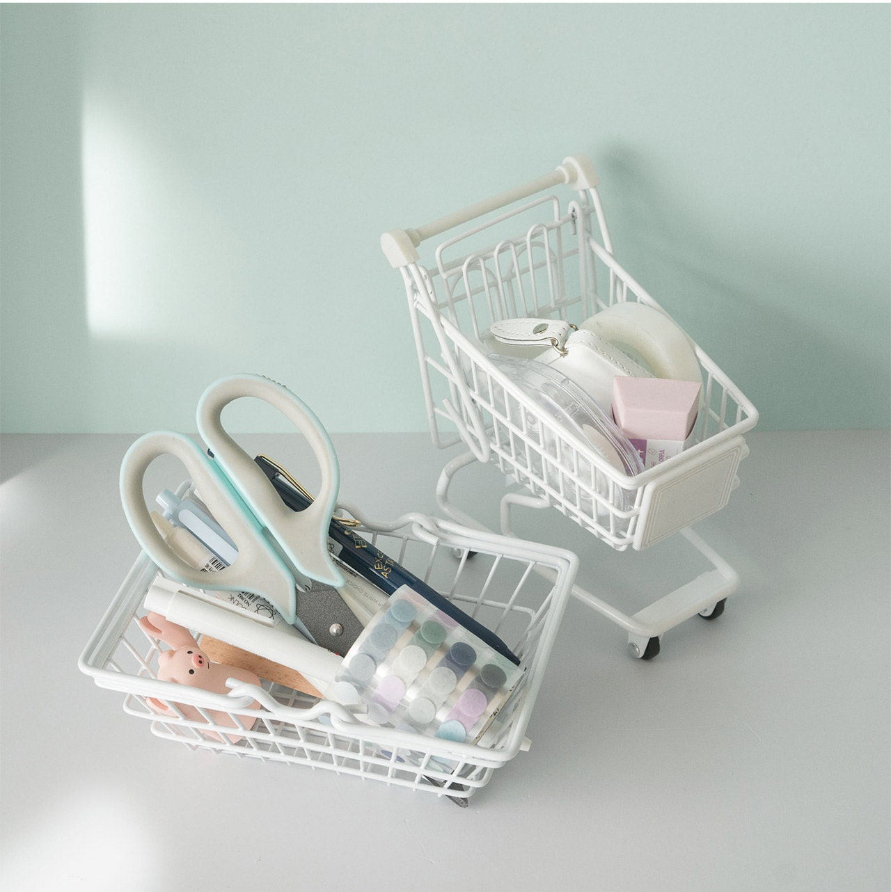 Mini Shopping Cart Mini Shopping Basket Shopping Cart Toy | Etsy