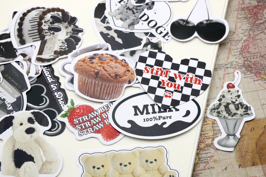 Food Drinks Sticker | Foods Bread Coffee Sweets Cake Themed Sticker ...