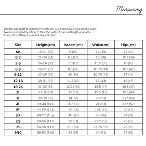 Kids Slim Flares - PDF Sewing Pattern - Etsy