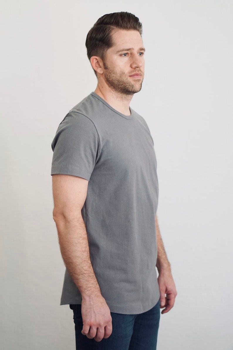 Men's Curved Hem Tee - PDF Sewing Pattern - Etsy