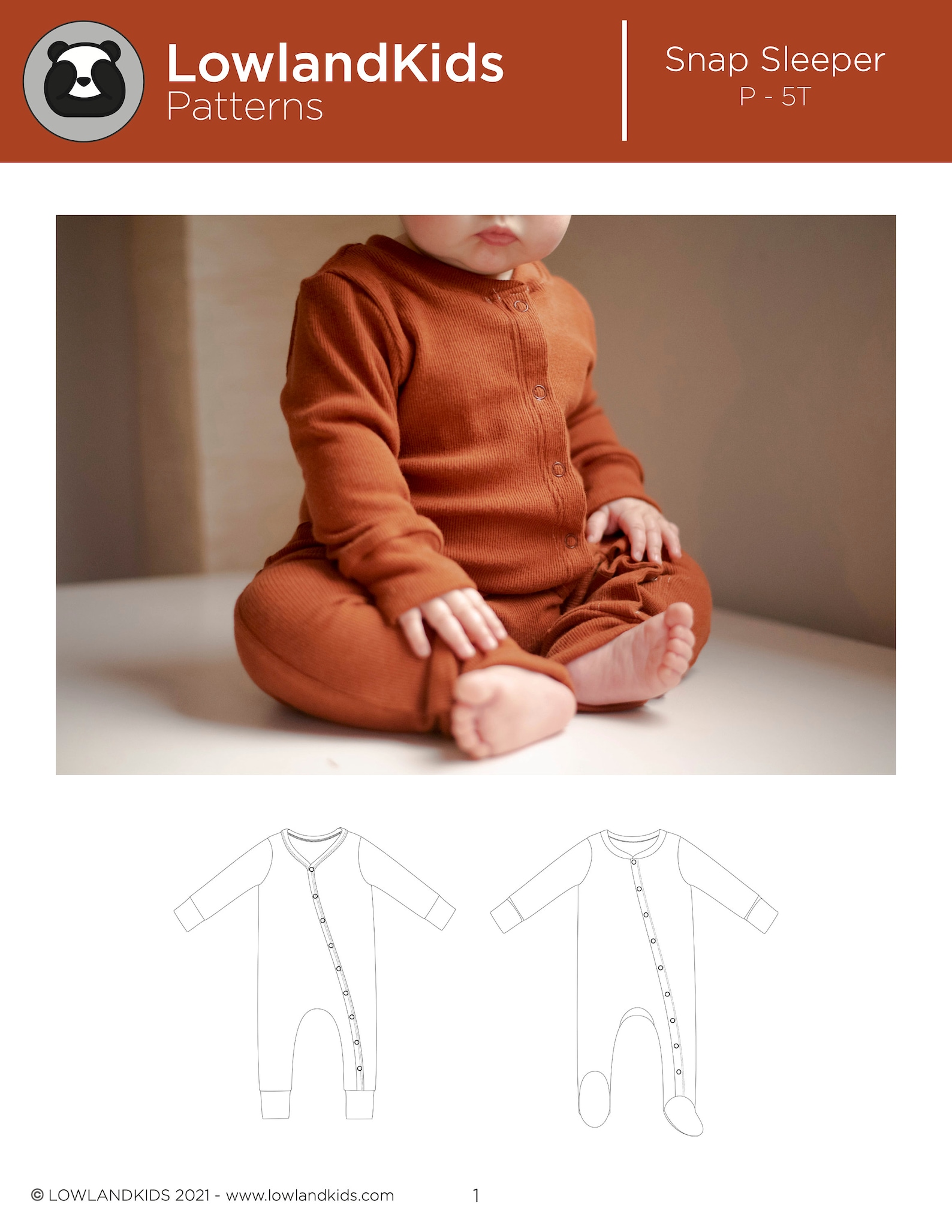 Snap Sleeper - PDF Sewing Pattern - Etsy