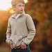 Half Zip Sweater PDF Sewing Pattern - Sweatshirt Pattern With Hood and ...