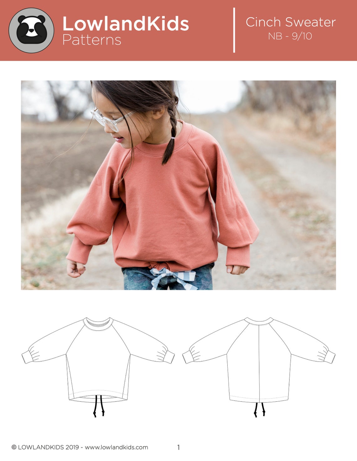 Cinch Sweater PDF Sewing Pattern - Etsy