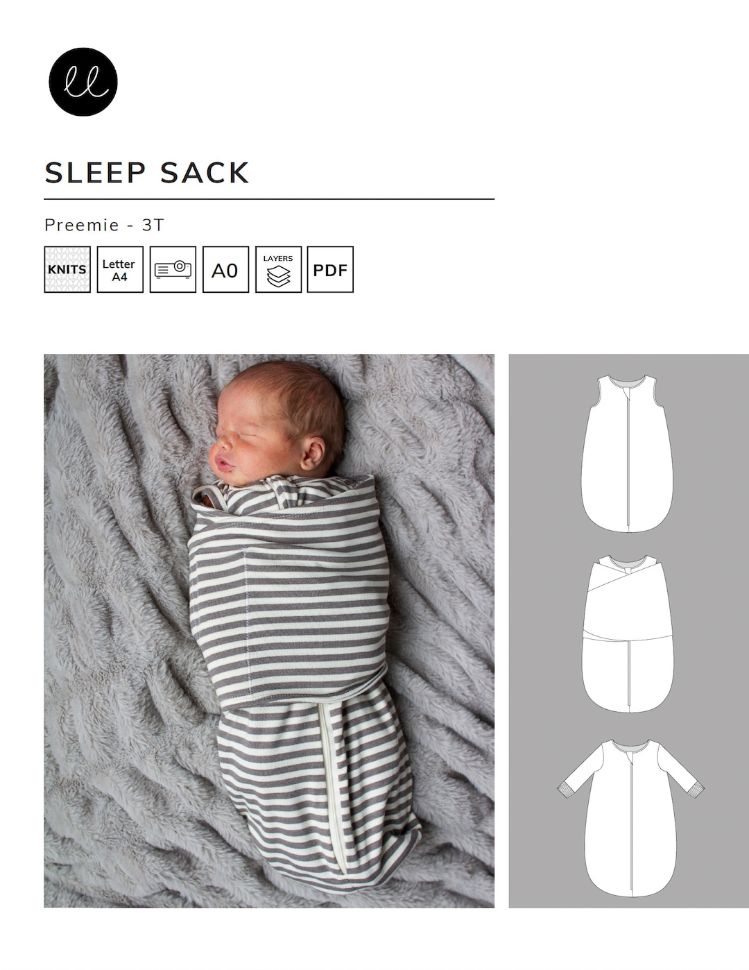 Sleep Sack - PDF Sewing Pattern - Etsy