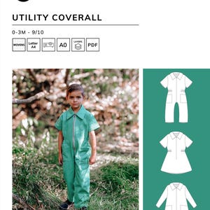 Utility Coverall - PDF Sewing Pattern - Etsy