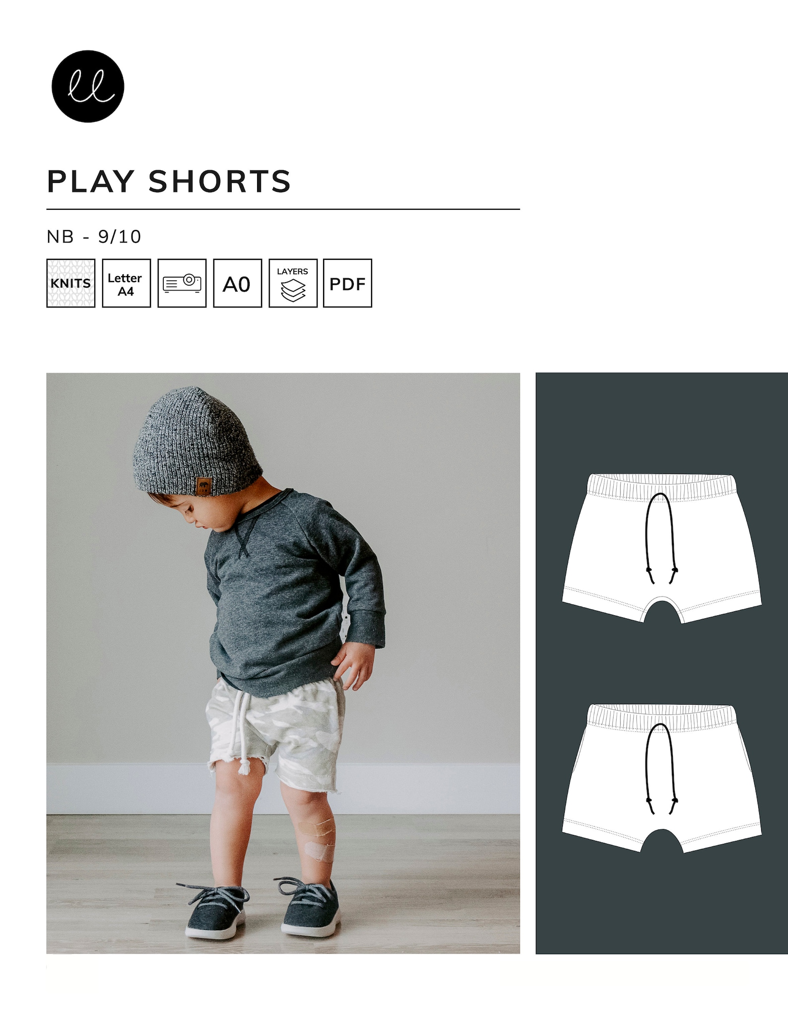Play Shorts PDF Sewing Pattern - Etsy