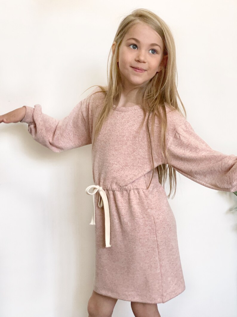 Kids Drawstring Dress - PDF Sewing Pattern. Mommy and Me Sewing Pattern ...