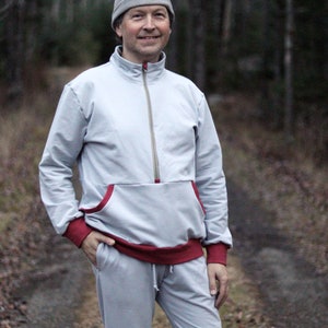 Adult Half Zip Sweater - PDF Sewing Pattern - Etsy