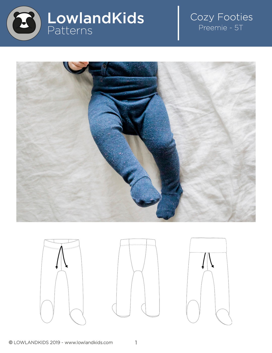 Cozy Footies - PDF Sewing Pattern - Etsy