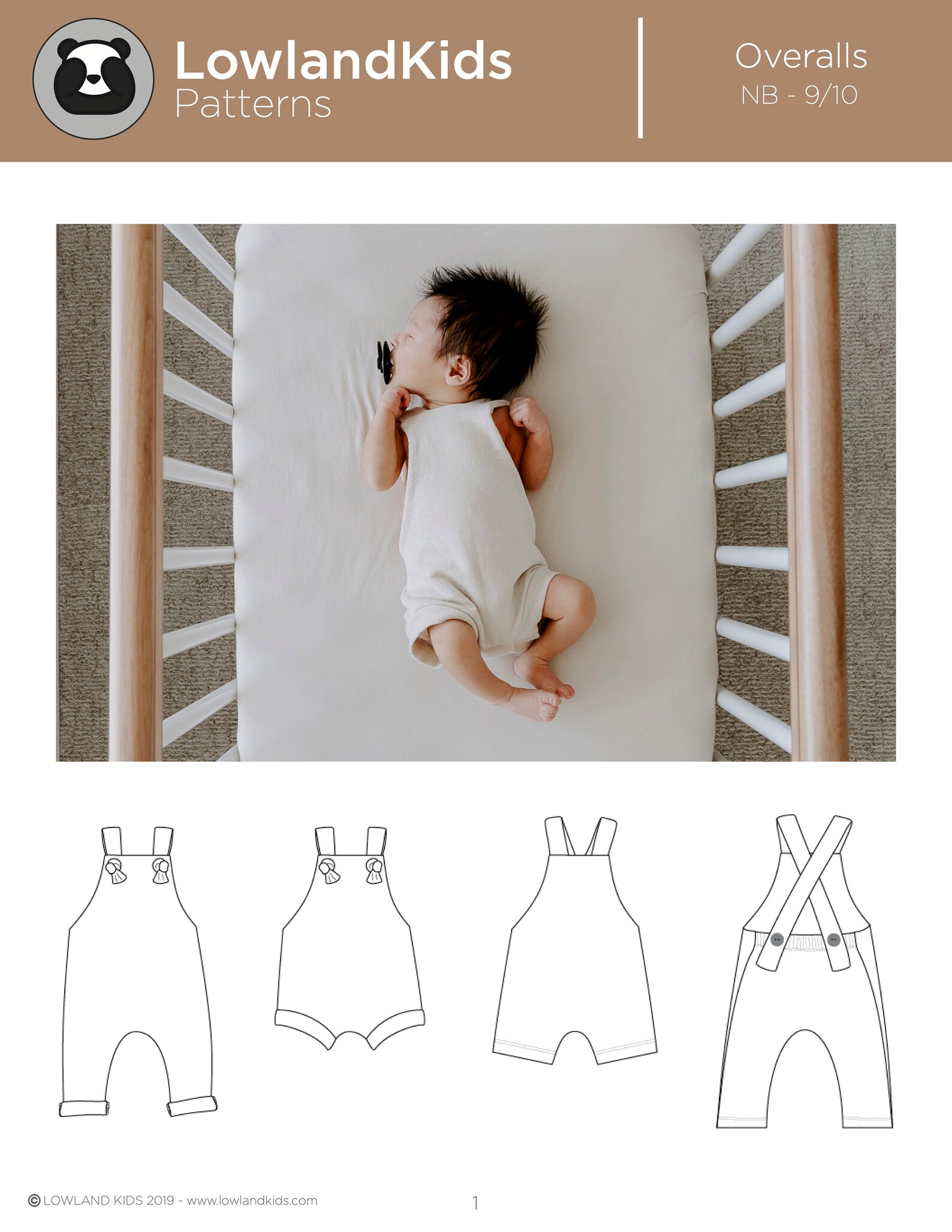 Overalls PDF Sewing Pattern - Etsy