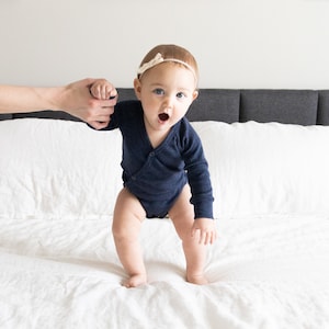 Baby Snap Suit - PDF Sewing Pattern. Kimono-style Bodysuit for Babies ...