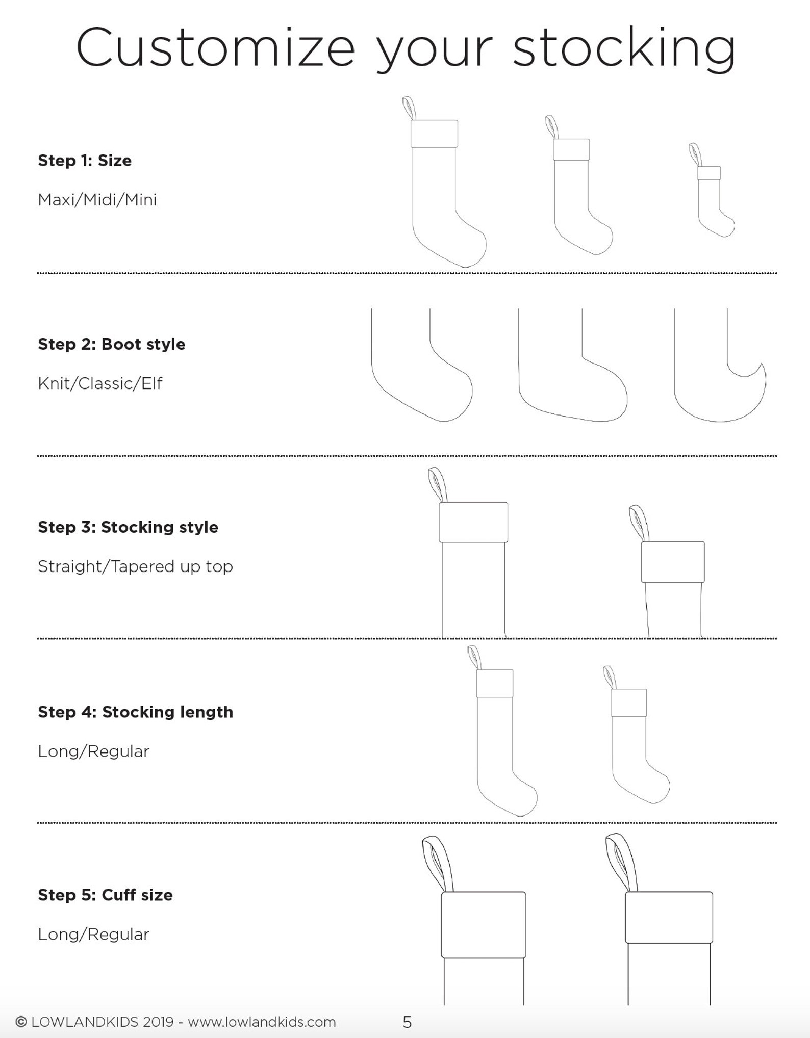 Christmas Stocking - PDF Sewing Pattern - Etsy