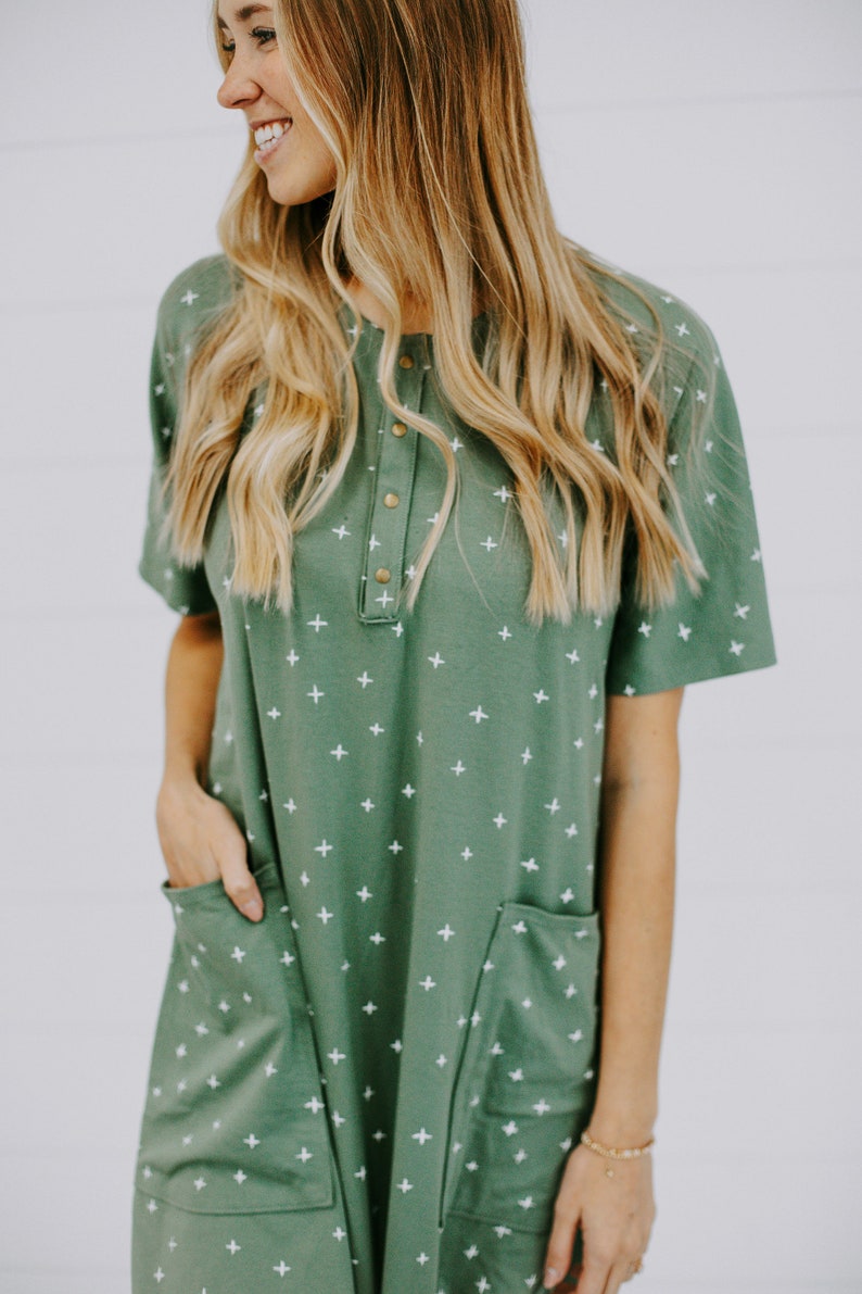 Modern Housedress Sewing Pattern - Etsy