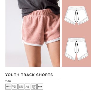 Youth Track Shorts - PDF Sewing Pattern - Etsy