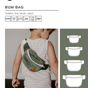 Bum Bag - PDF Sewing Pattern - Etsy