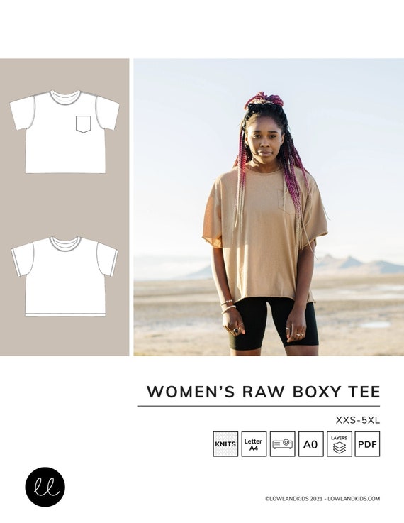 Adult Boxy Tee - Etsy