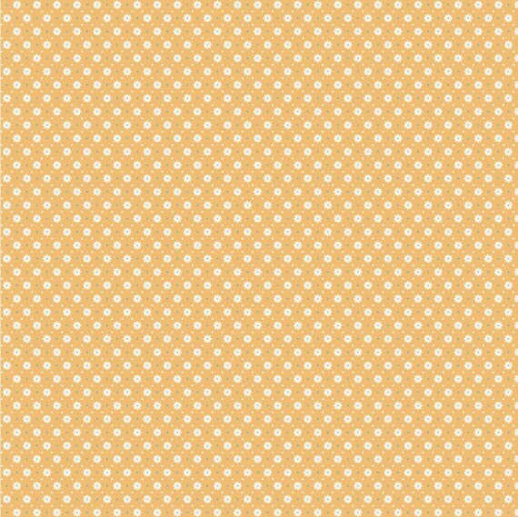 Chick-a-doodle Doo by Poppie Cotton CD21719 Florets Yellow | Etsy
