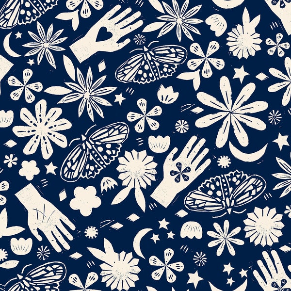 Ruby Star Society Moonglow Fabric - Etsy