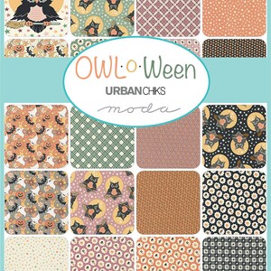 Owl O Ween by Urban Chiks for Moda Fabrics - Pumpkin Patch 31195-16 ...