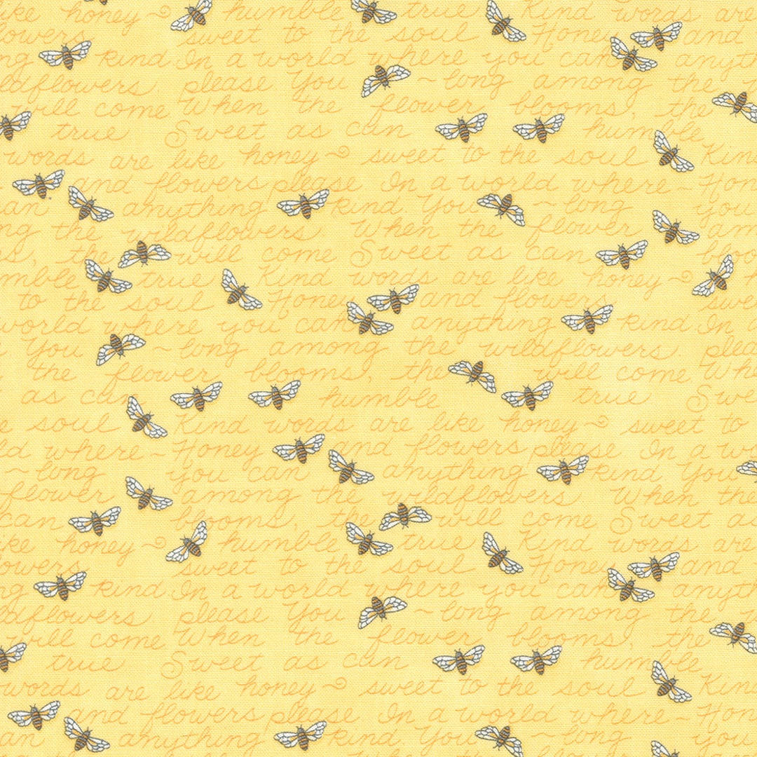 Honey Lavender by Deb Strain for Moda Fabrics - Kind Words 56084-12 ...