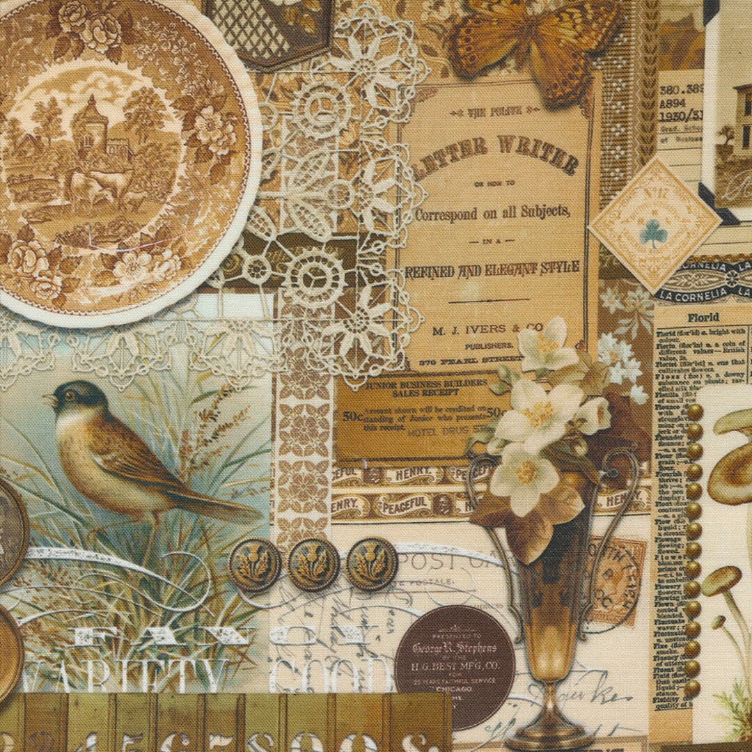 Curated in Color by Cathe Holden for Moda Fabrics - Collage Patchwork ...