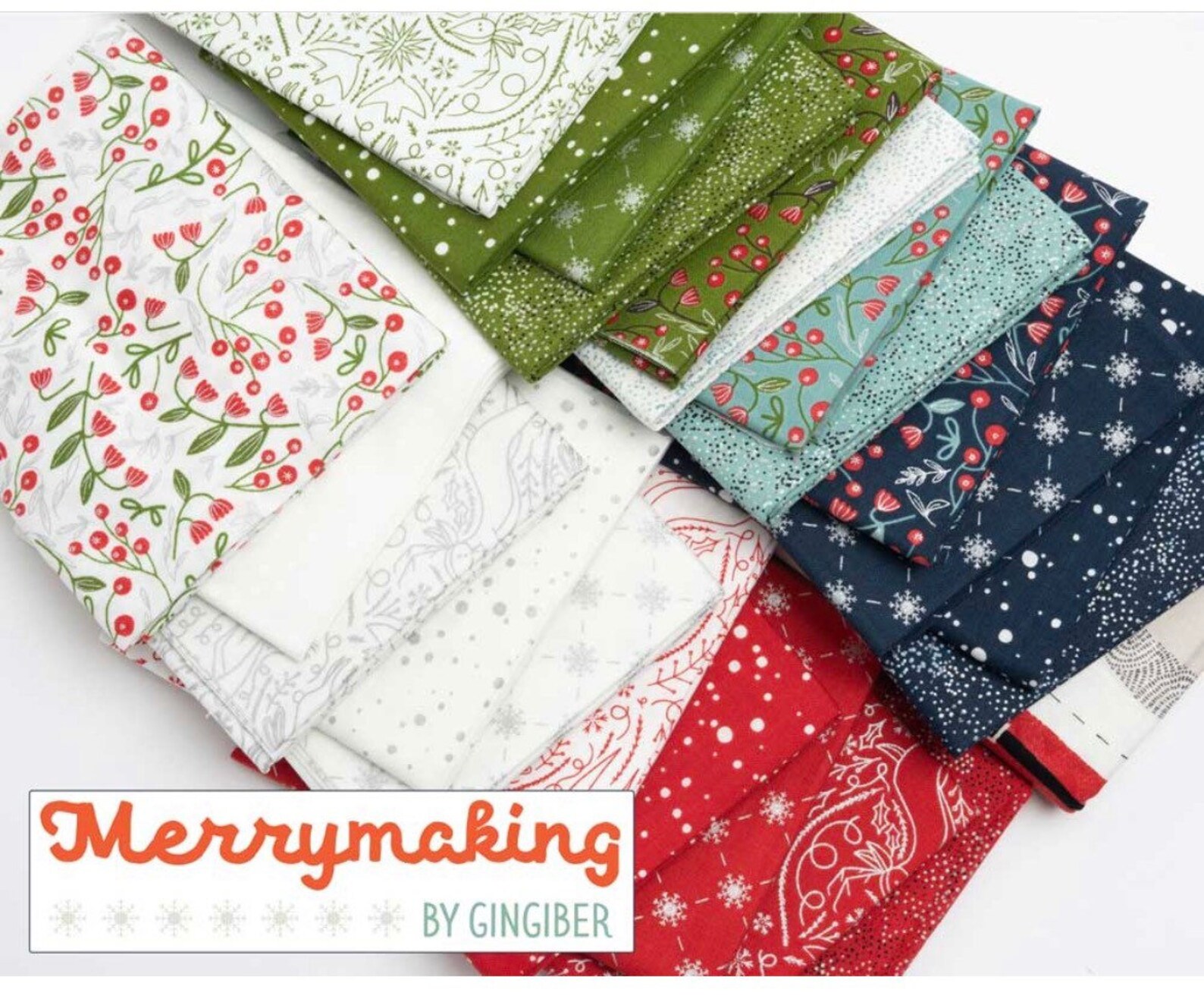 Half Yard Bundle Merrymaking by Gingiber for Moda 22 Fabrics - Etsy