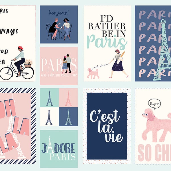 Paris Quilt Panel - Etsy